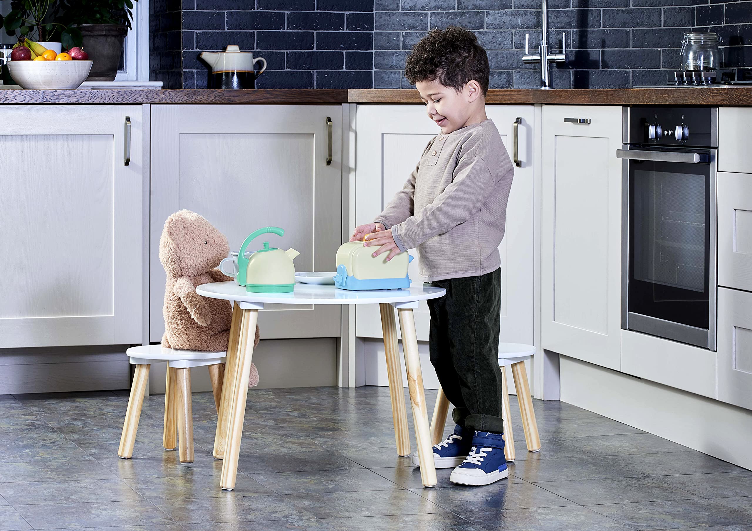 Snapklik.com : Breakfast Set Realistic Toy Kettle And Toaster Set For ...