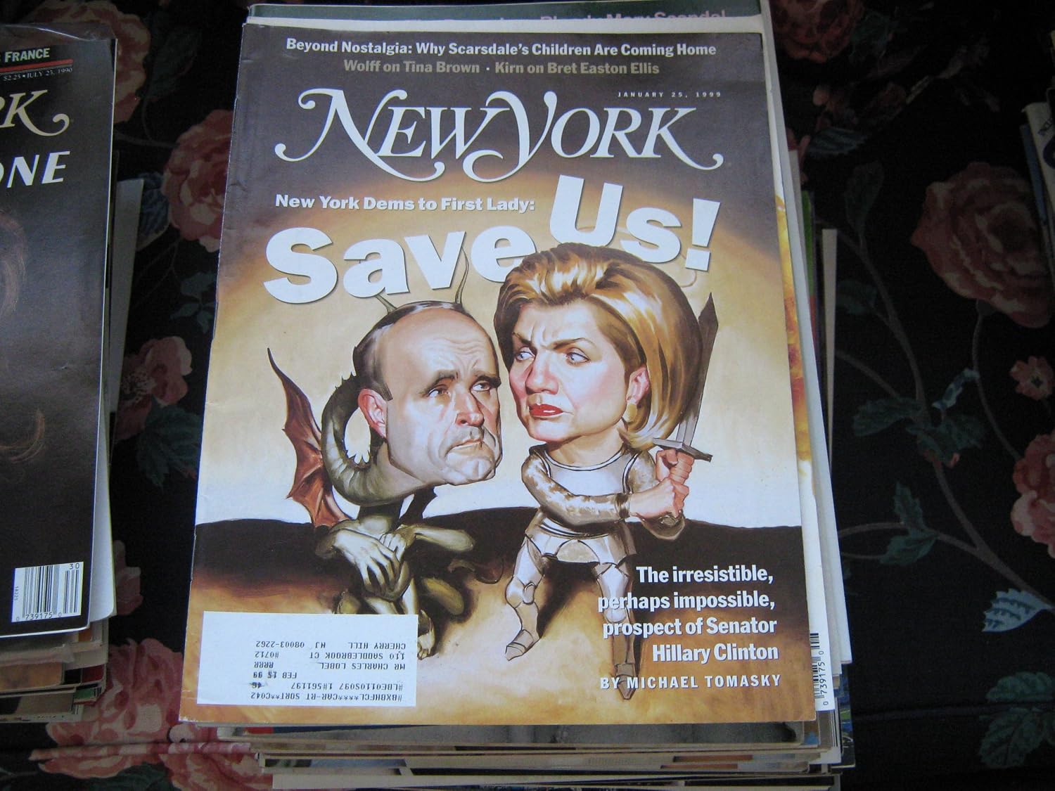 New York Magazine (SENATOR HILLARY CLINTON ? , Scarsdale , Aussie ...