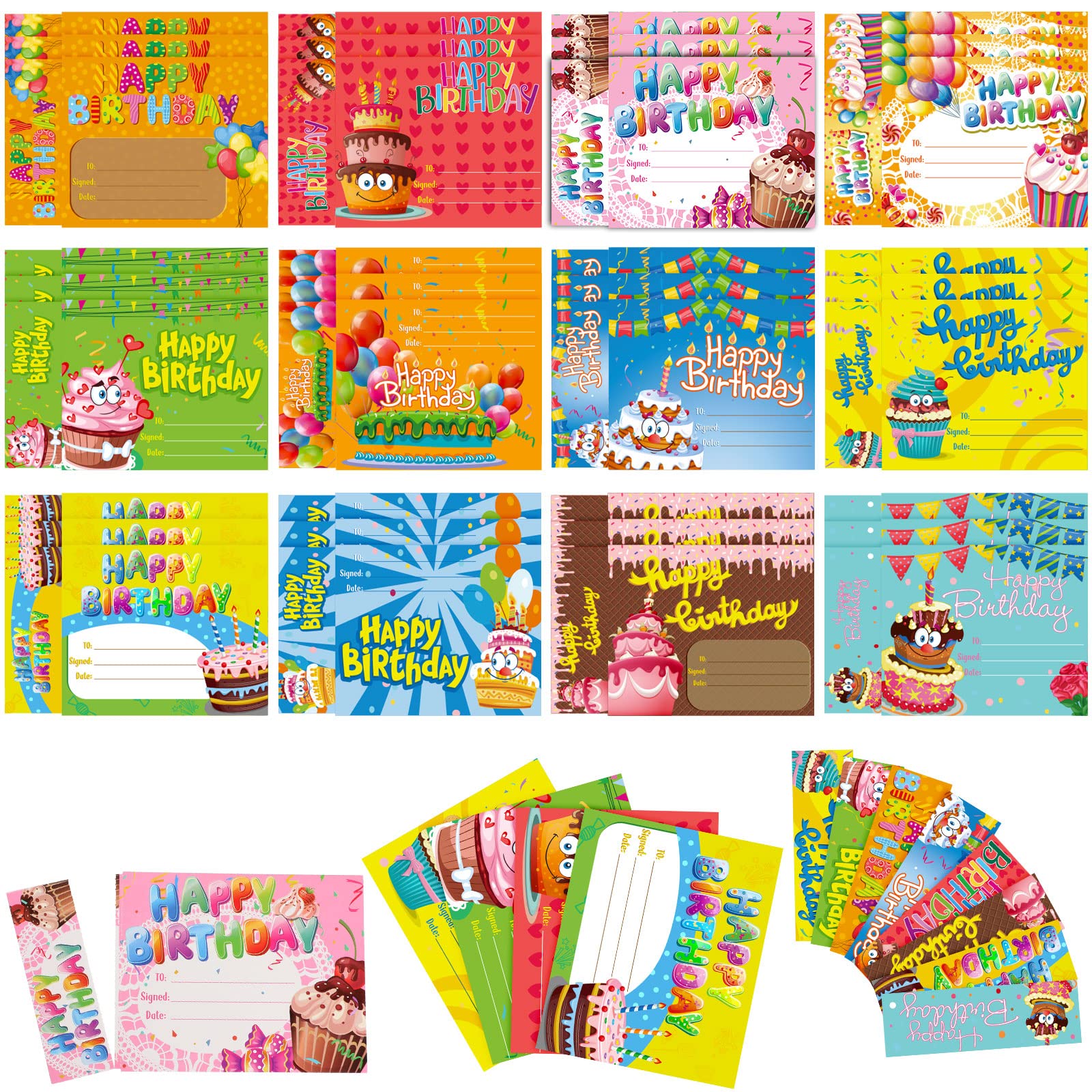 Amazon.com : Outus Birthday Certificates Birthday Awards Card for Kids ...