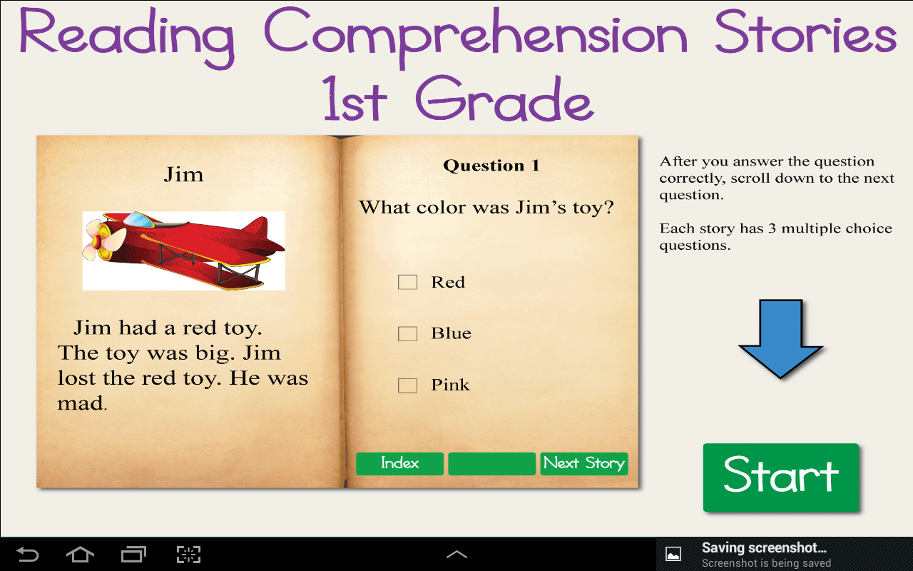 Aplicación Reading Comprehension Stories 1st Grade en Amazon Appstore