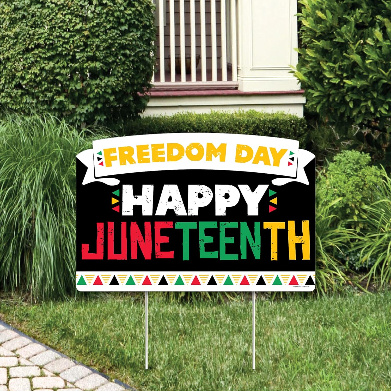 Amazon.com: Big Dot of Happiness Happy Juneteenth - Freedom Day Party ...
