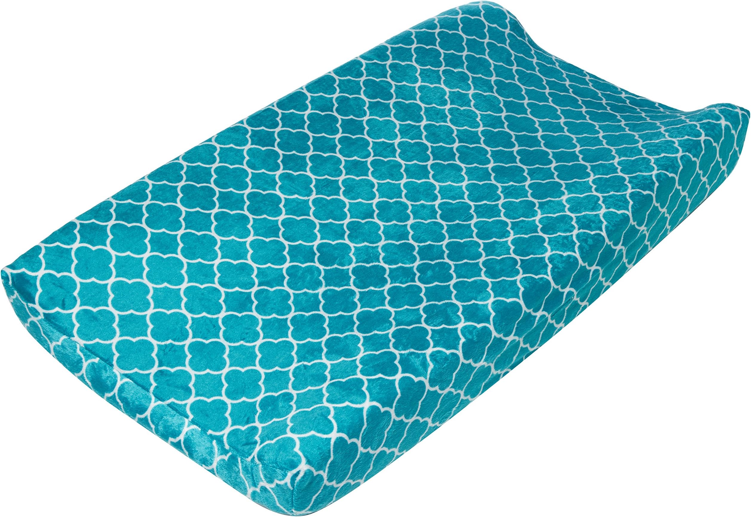 Amazon.com: Summer Ultra Plush Changing Pad Cover, Teal Medallion : Baby