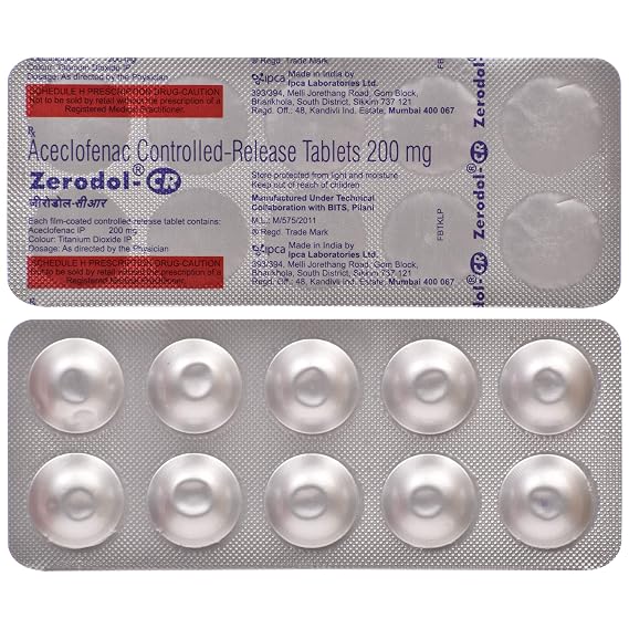 Zerodol CR - Strip of 10 Tablets : Amazon.in: Fashion