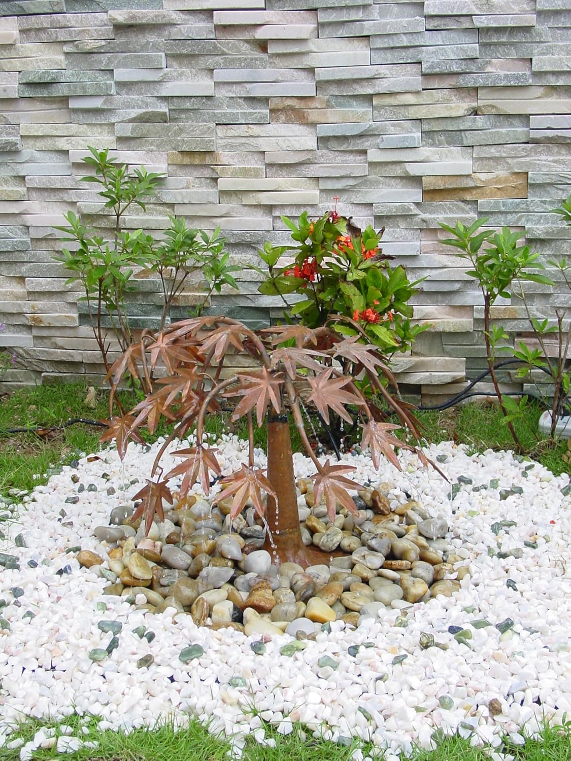 Amazon.com : Copper Maple Tree Water Feature : Patio, Lawn & Garden