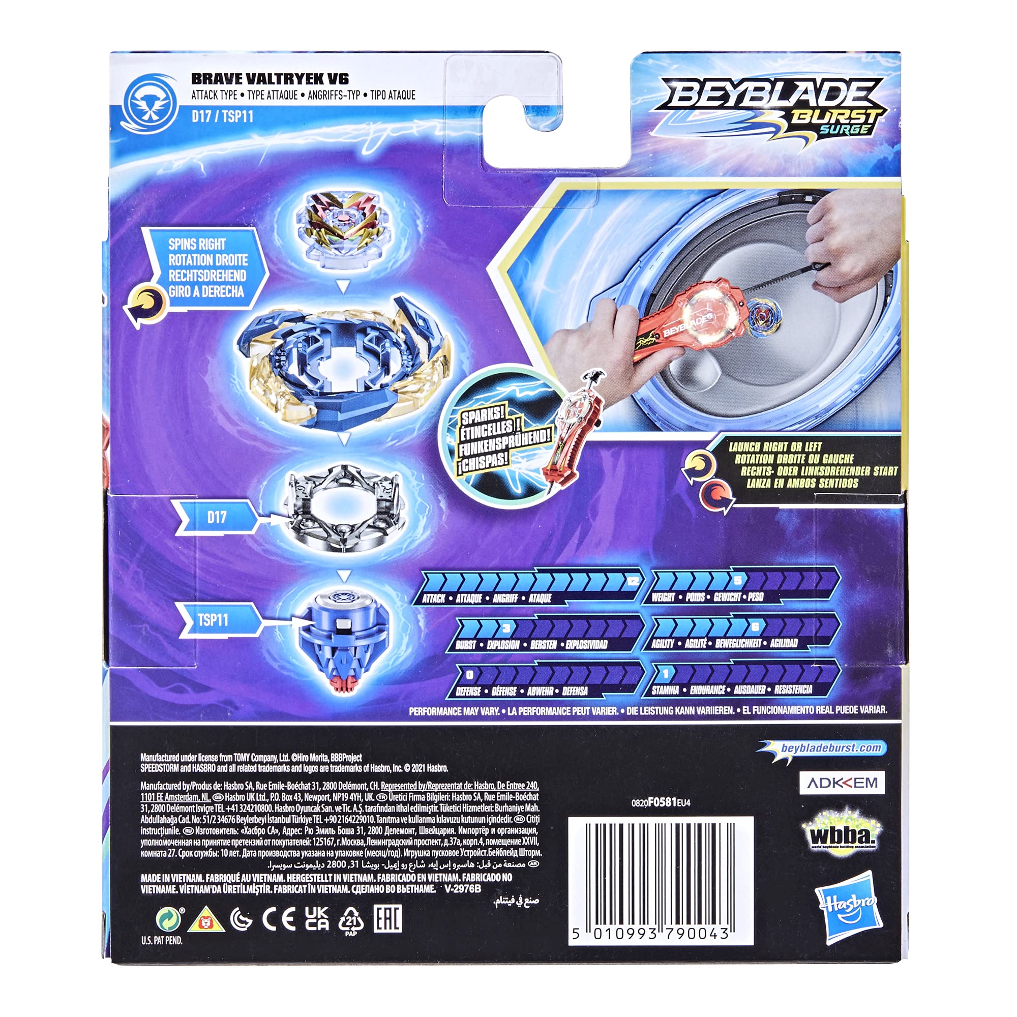 Beyblade Burst Surge Speedstorm Spark Power Set -- Battle Game Set with ...
