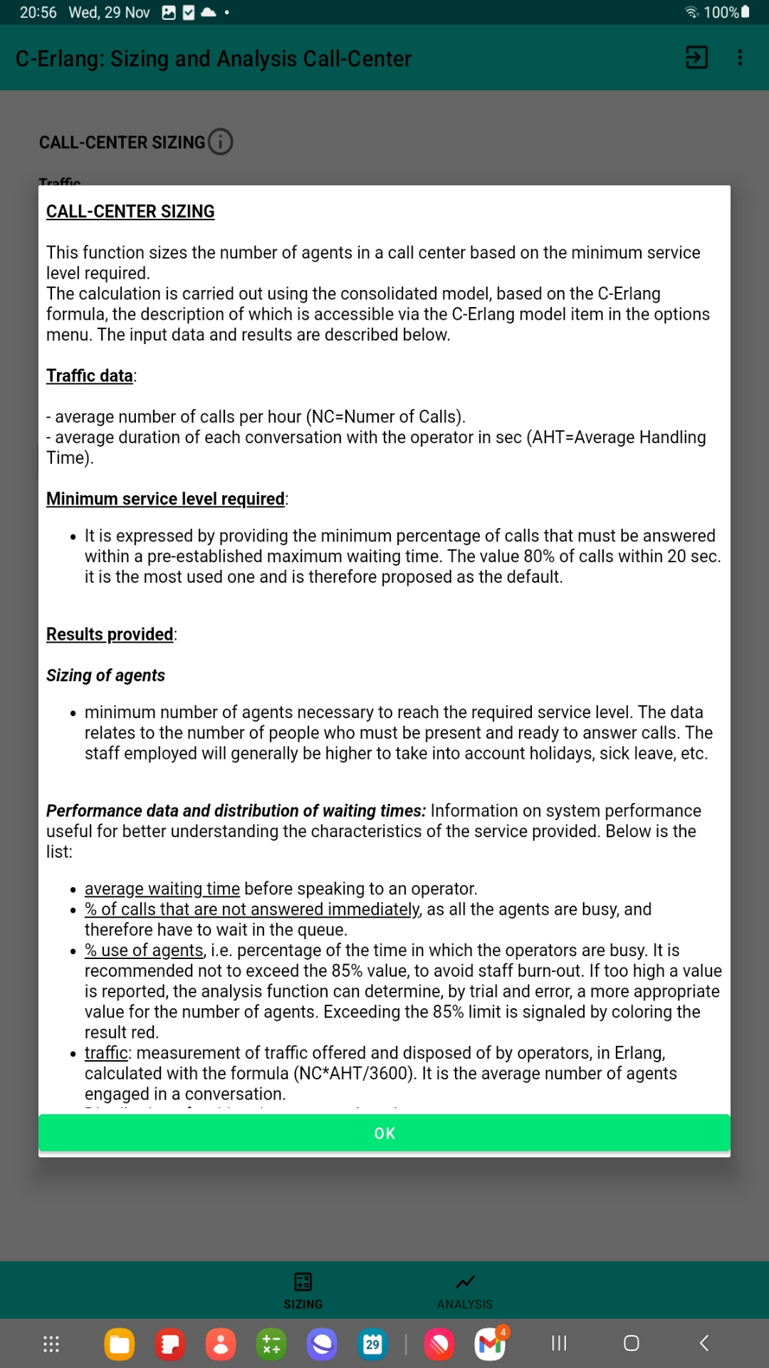 C-Erlang: Call-Center sizing and analysis - App on Amazon Appstore