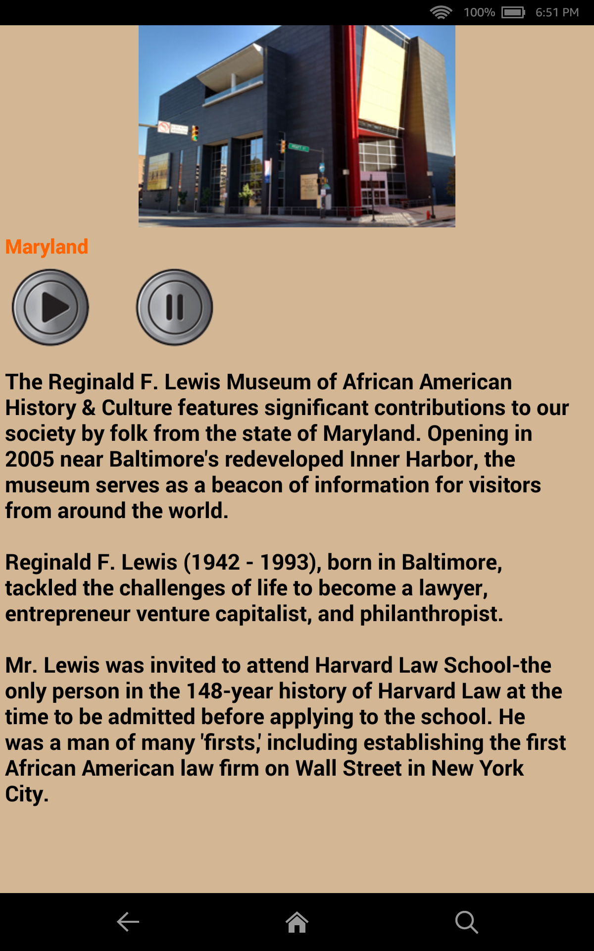Black History Museums - App on Amazon Appstore