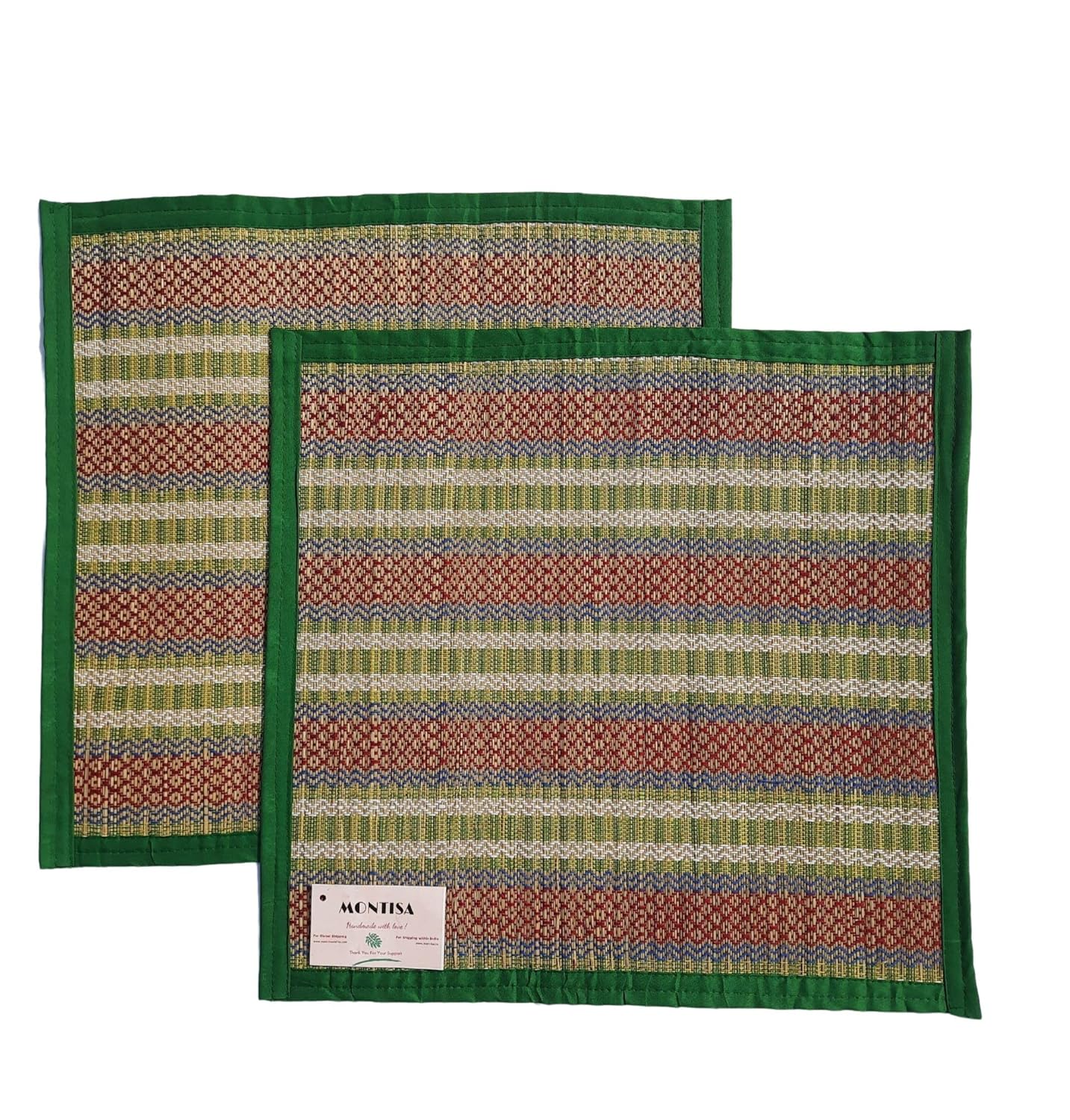 Buy MONTISA Pooja mat for Sitting on Floor Kusha Grass Made Pooja aasan ...
