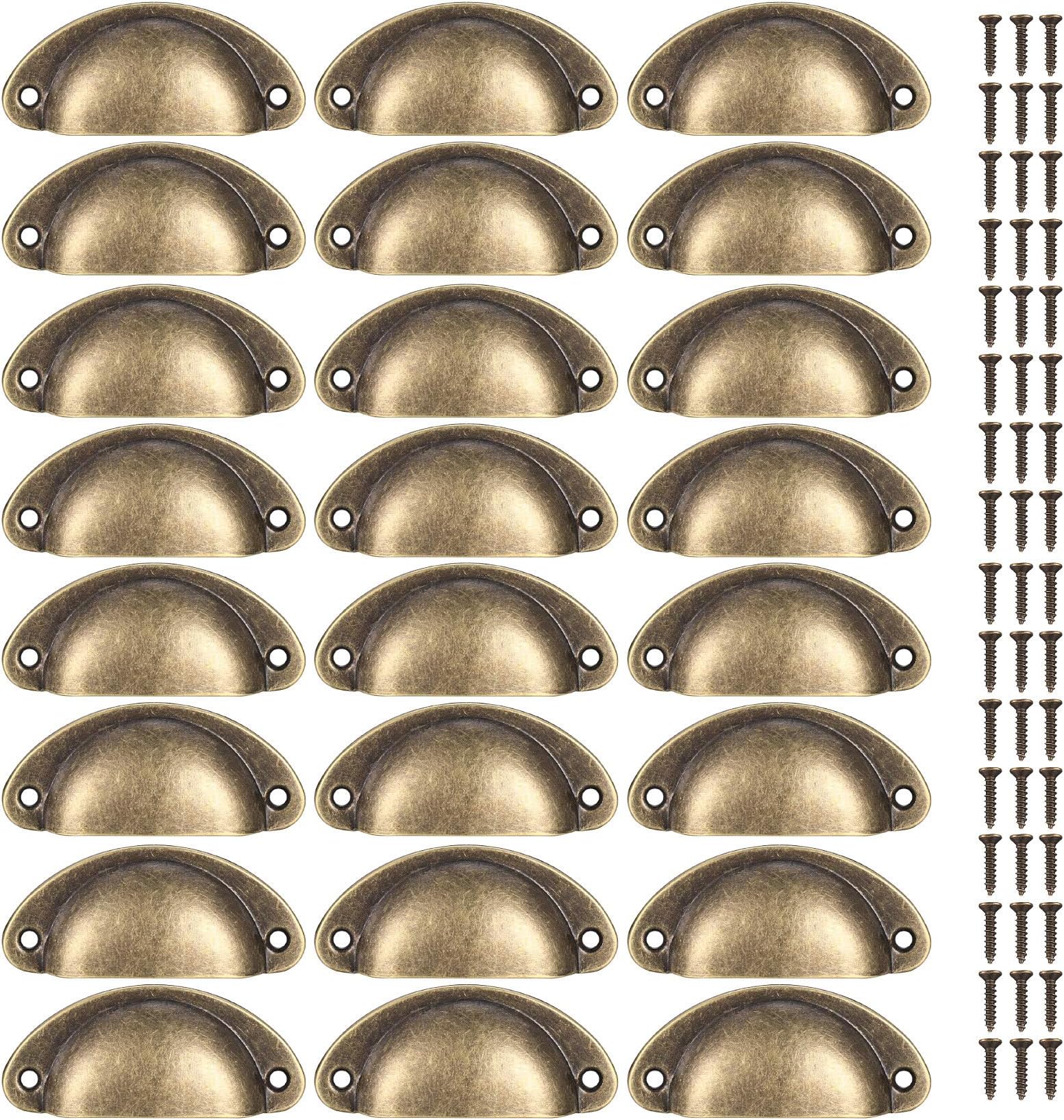 YIGO 10PCS Retro Metal Kitchen Drawer Cabinet Door Handle Furniture ...