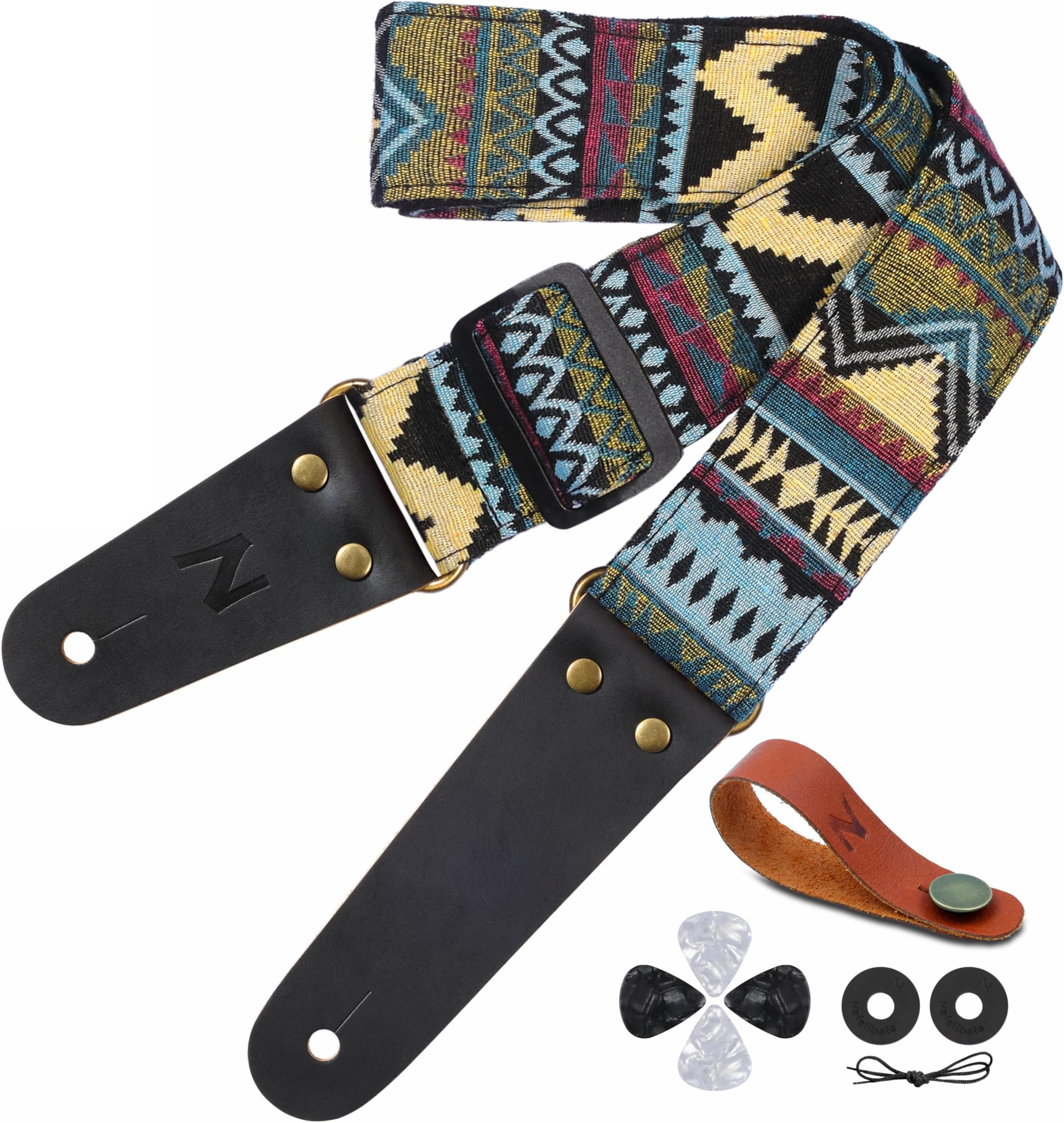 Amazon.com: Art Tribute Guitar Strap For Acoustic, Electric and Bass ...