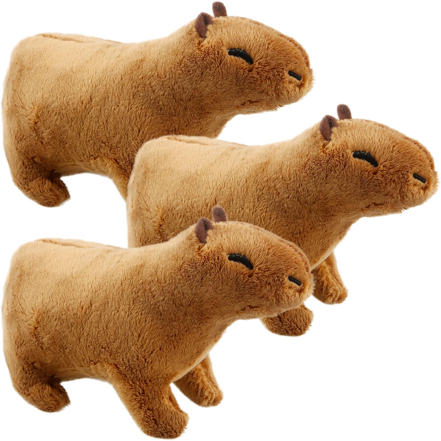 Amazon.com: Haconba 3 Pack 12 Inch Capybara Stuffed Animal Toy Soft ...