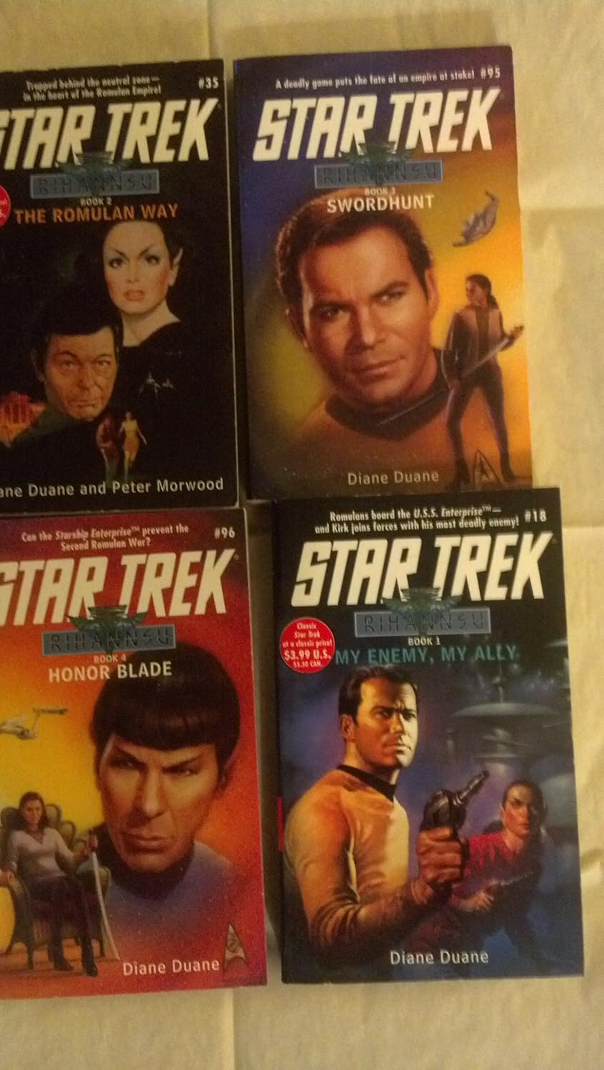 Star Trek Rihannsu Books 1-4, My Enemy, My Ally, the Romulan Way ...