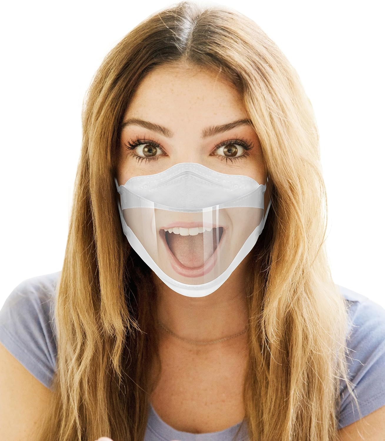 HAPPYDAY 10 Pieces Made in Korea Anti Fog See Through Face Transparent ...