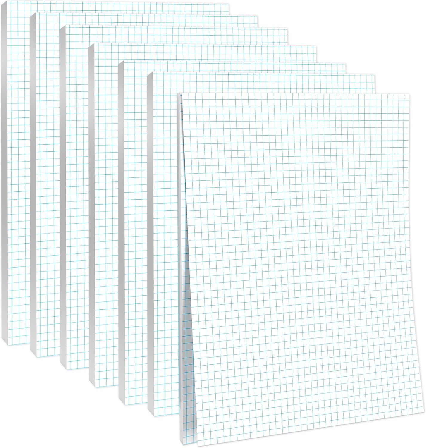 Amazon.com : E-CLIPS USA Graph Paper Pad, Graph Paper Notebook, 4 x 4 ...