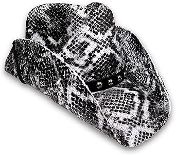 SWAMP HATZ Snakeskin Straw Cowboy Hat for Men and Women - Hand-Painted ...