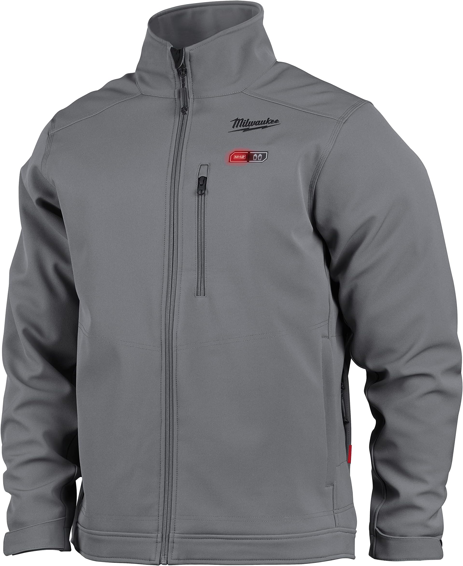 Milwaukee Electric Tools M12 Heated TOUGHSHELL Jacket KIT L (Gray ...