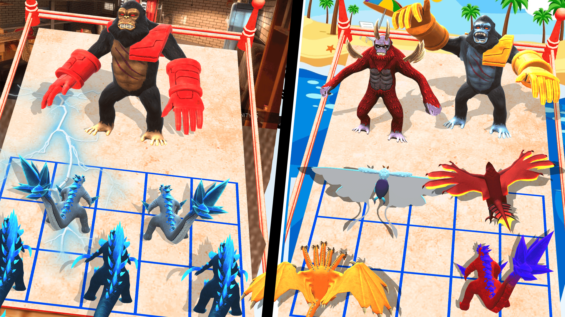 Giant Kaiju Master! Monsters Battle Angry Gorilla Fighting-Amazonアプリストアのアプリ