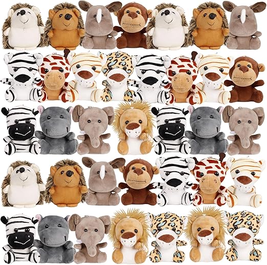 Amazon.com: Spoilu Small Stuffed Animals Bulk, 36 Pieces Cute Plushies ...