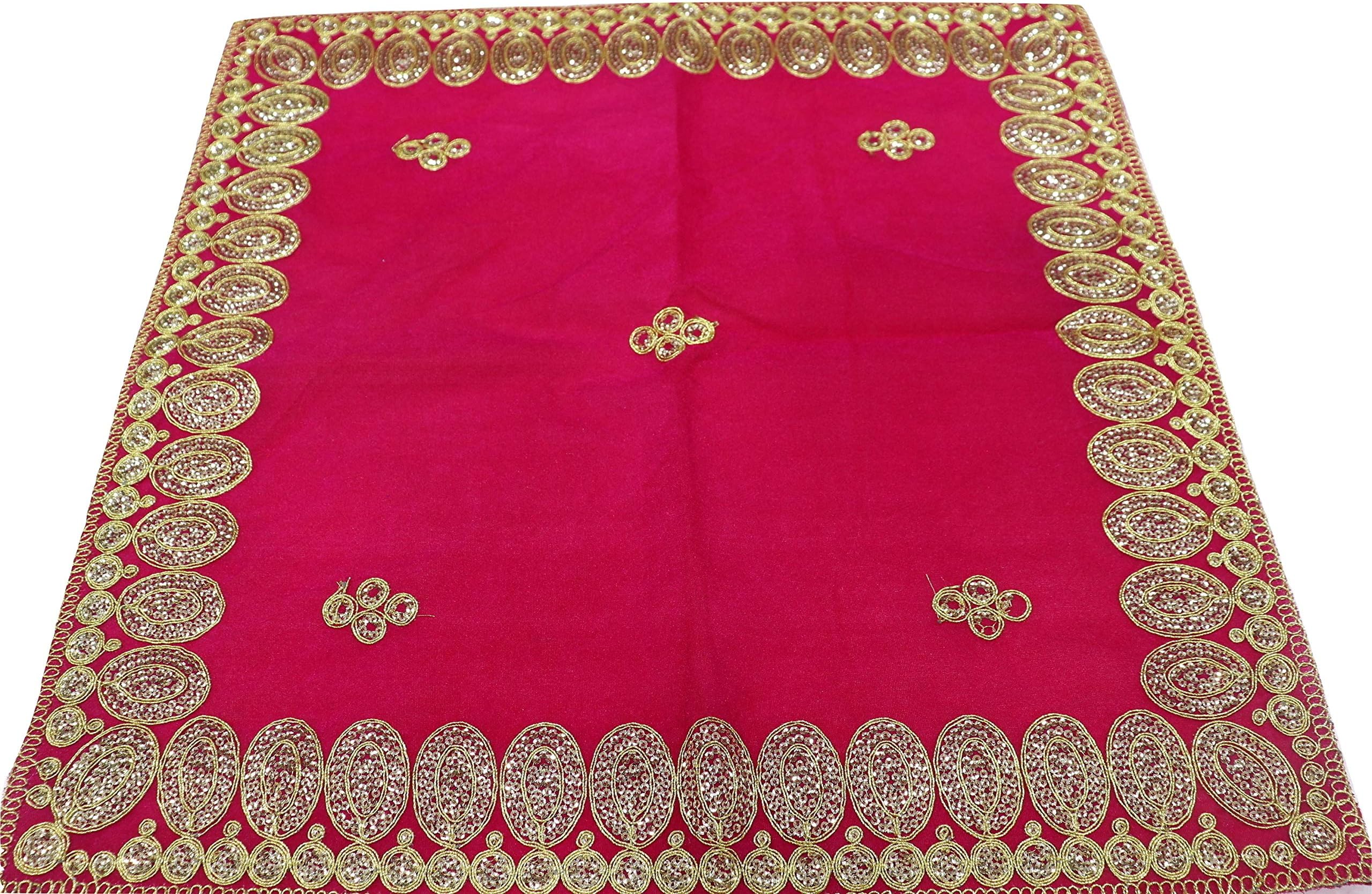 Reliable Multicolour Puja Assan Velvet Puja Cloth/Puja Aasan/Puja ...
