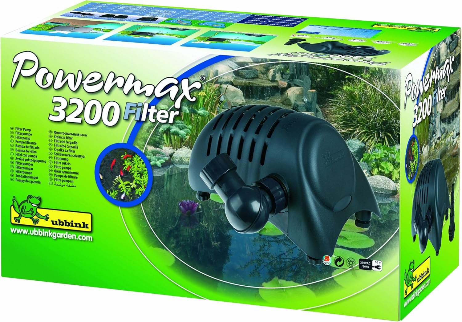 Apollo Powermax Teichpumpe, für den Außenbereich : Amazon.de: Garten