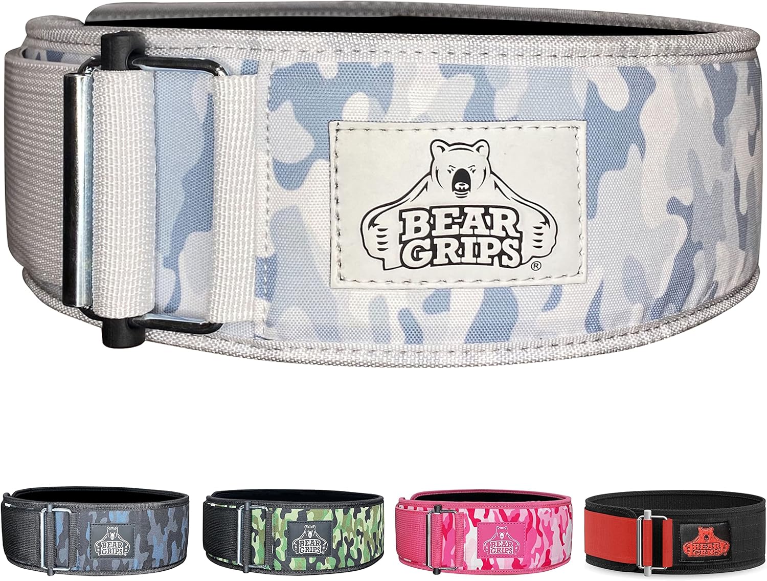 Bear Grips 3 Layer Weight Lifting Belt - Quick Lock Buckle - Perfect ...