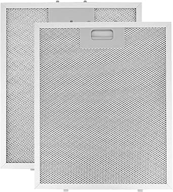 2 PCS Cooker Hood Metal Grease Filter 320mm x 260mm Kitchen Extractor ...