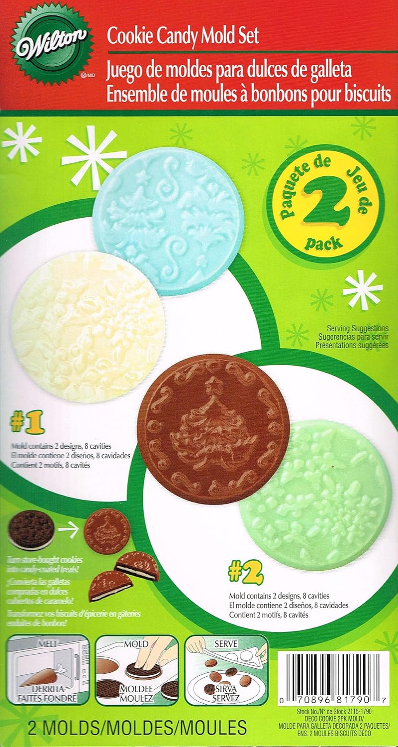 Amazon.com: Wilton Deco Cookie Candy Mold Set : Home & Kitchen