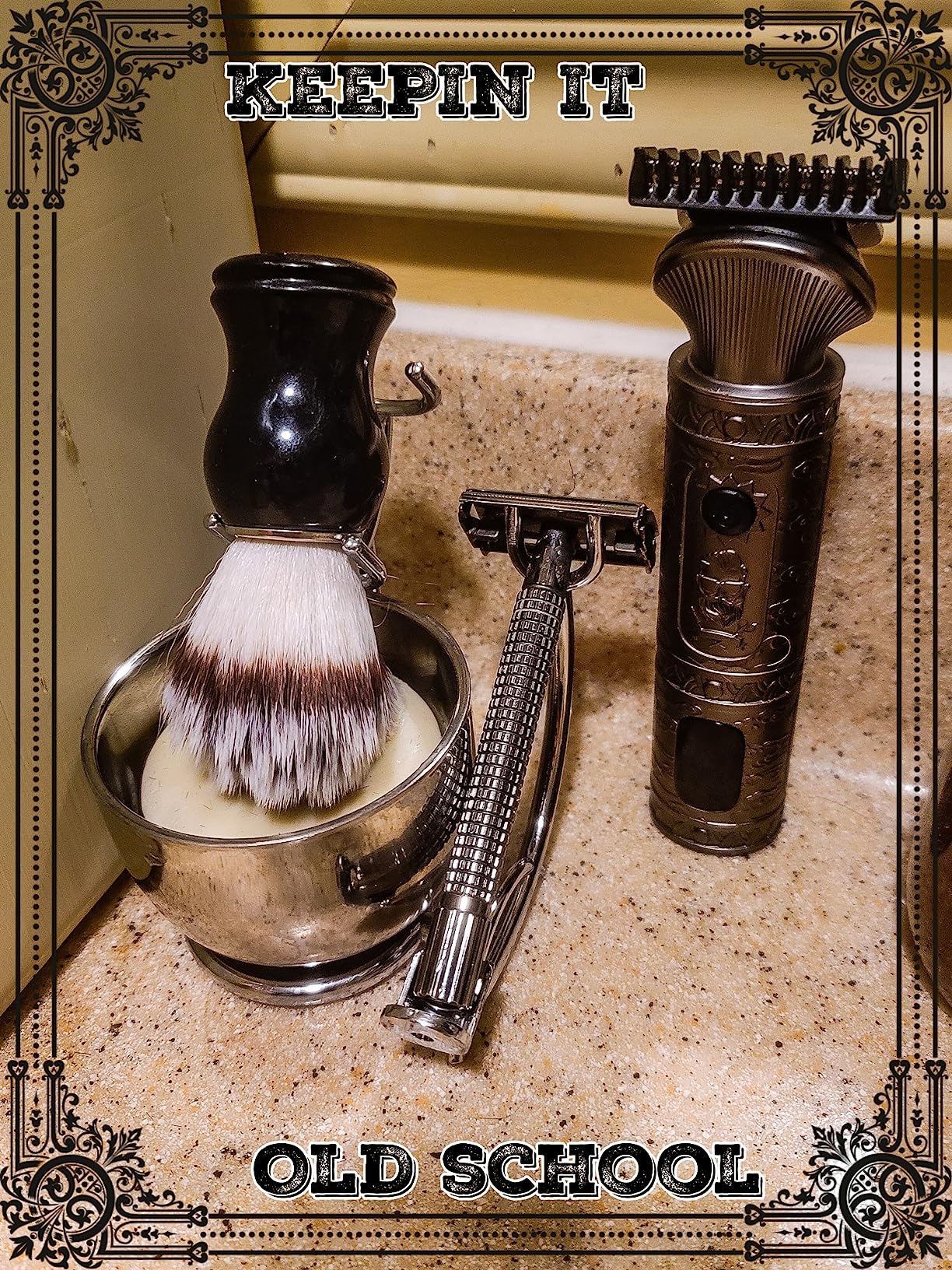 Amazon.com: Shaving Set for Men, 3 in 1 Grooming Set Includes Shaving ...