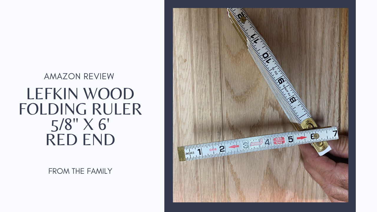 Watch Lufkin Wood Ruler Folding Red End 6 Foot Review on Amazon Live