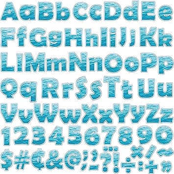 Amazon.com: 260pcs Letters Combo Pack Set Ocean Sea Water Colorful ...