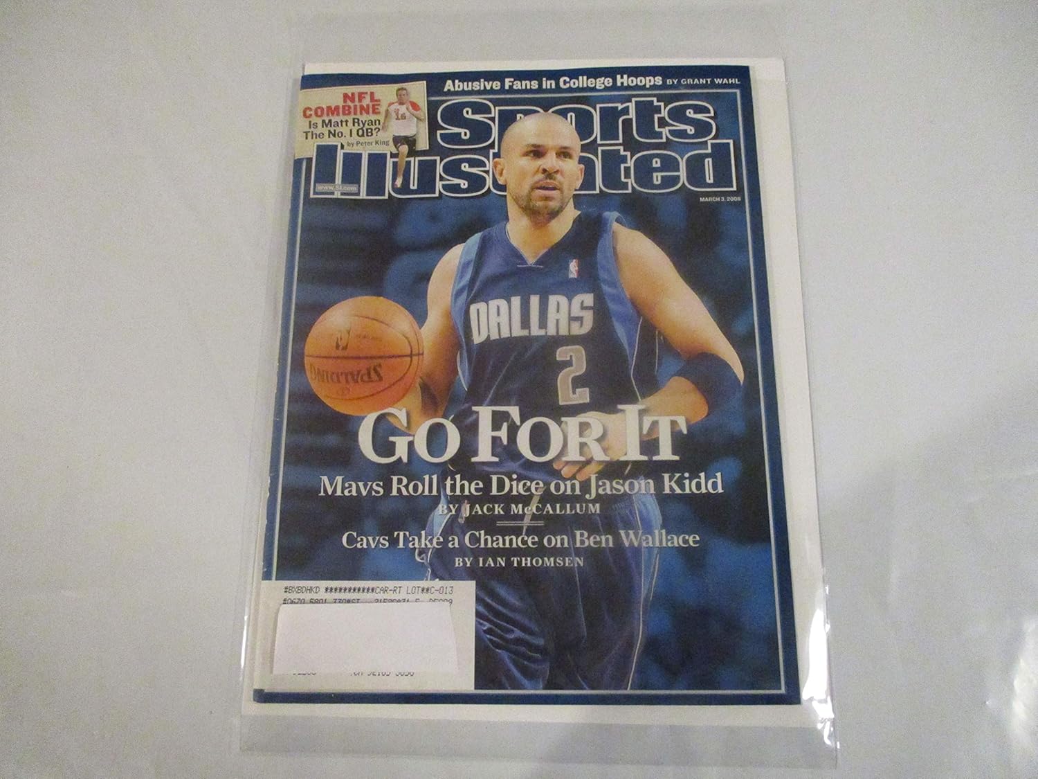 Amazon.com: MARCH 3, 2008 SPORTS ILLUSTRATED MAGAZINE FEATURING JASON ...