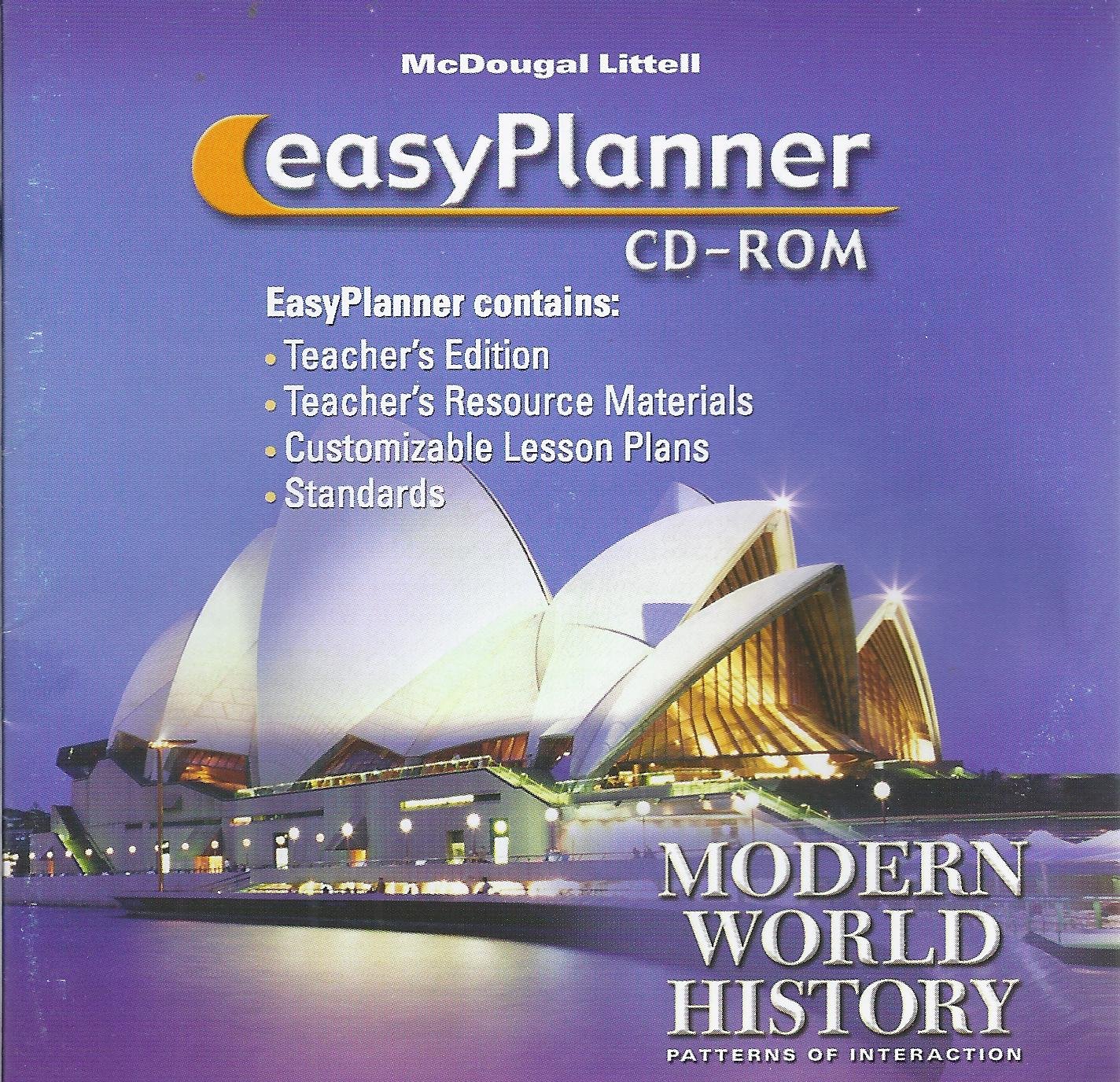 McDougal Littell World History: Patterns of Interaction: EasyPlanner CD ...