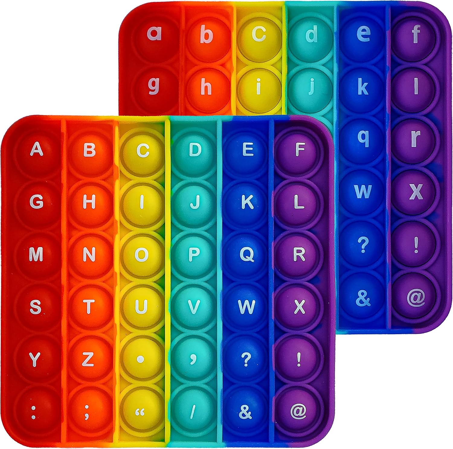 Amazon.com: Proweber Alphabet Pop Fidget Toy Letters ABC Numbers ...