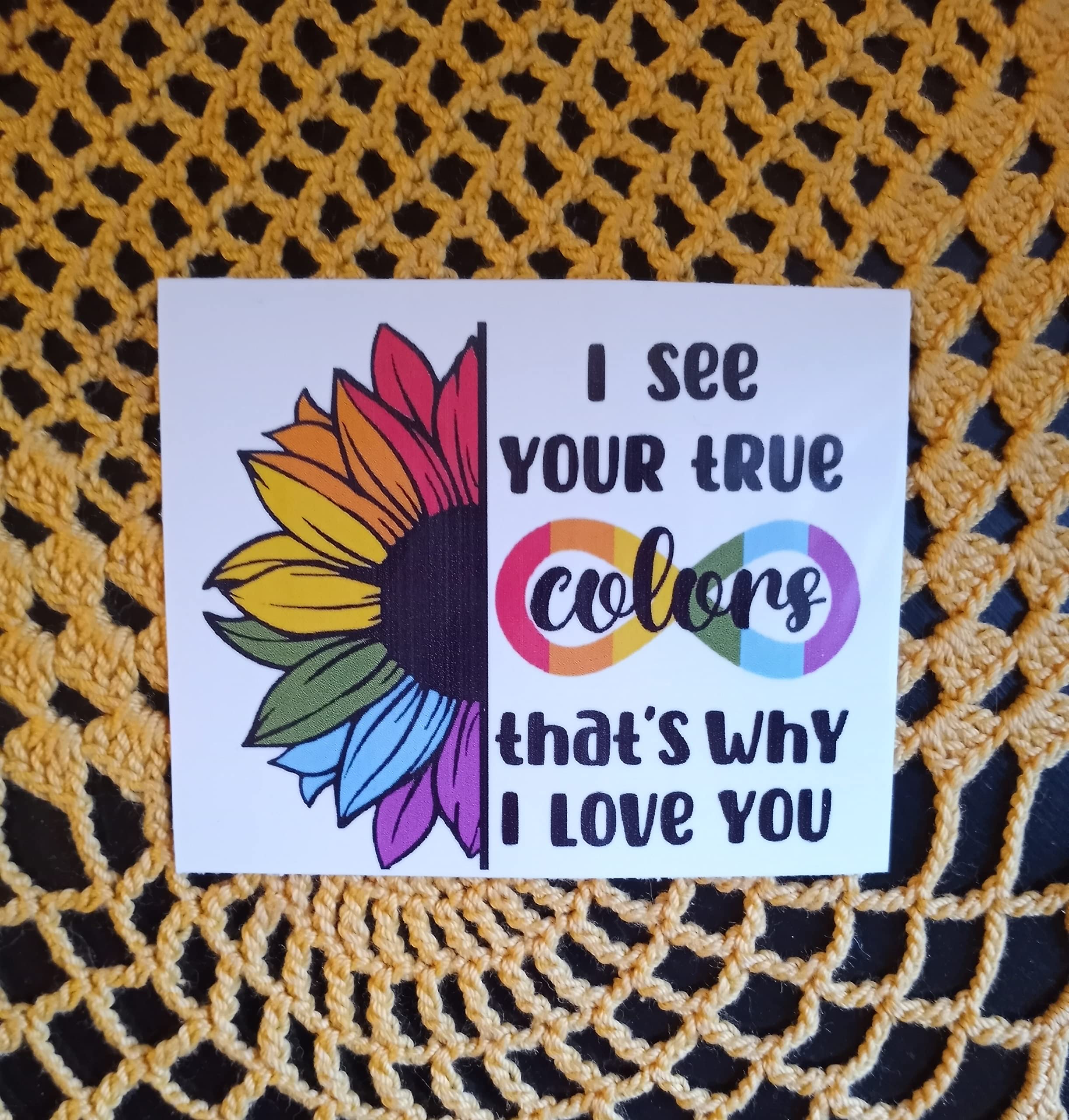 Buy Autism Acceptance Sticker Rainbow Spectrum Infinity Symbol ...