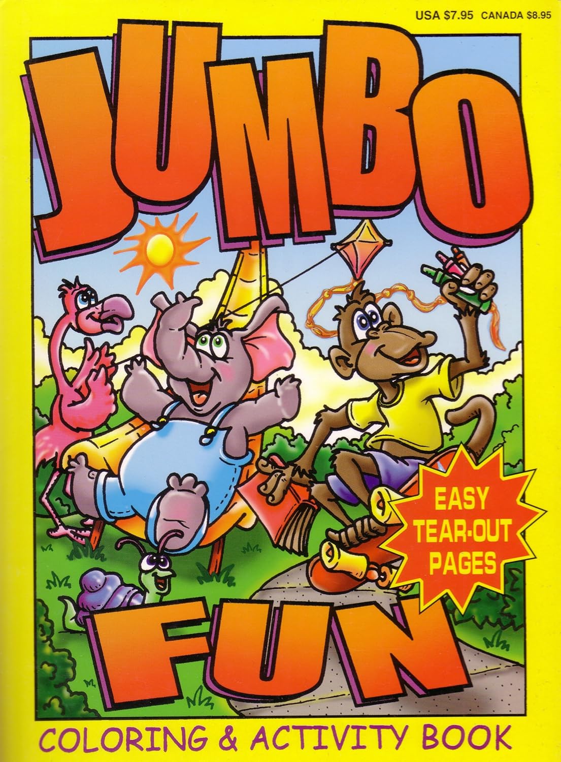 Jumbo Fun Coloring & Activity Book: unknown author: Amazon.com: Books
