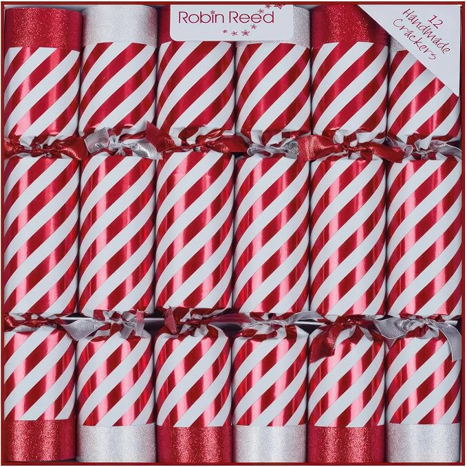 Amazon.com: Olde English Crackers Candy Stripe Christmas Party Favors ...