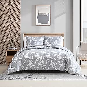 Amazon.com: Kenneth Cole- Queen Duvet Cover Set, Cotton Reversible ...