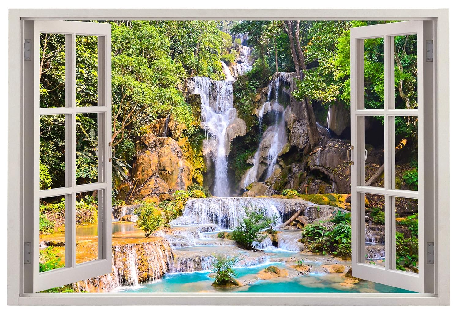 PAPER PLANE DESIGN 3D Wall Window Vinyl Sticker Wallpaper Beautiful ...