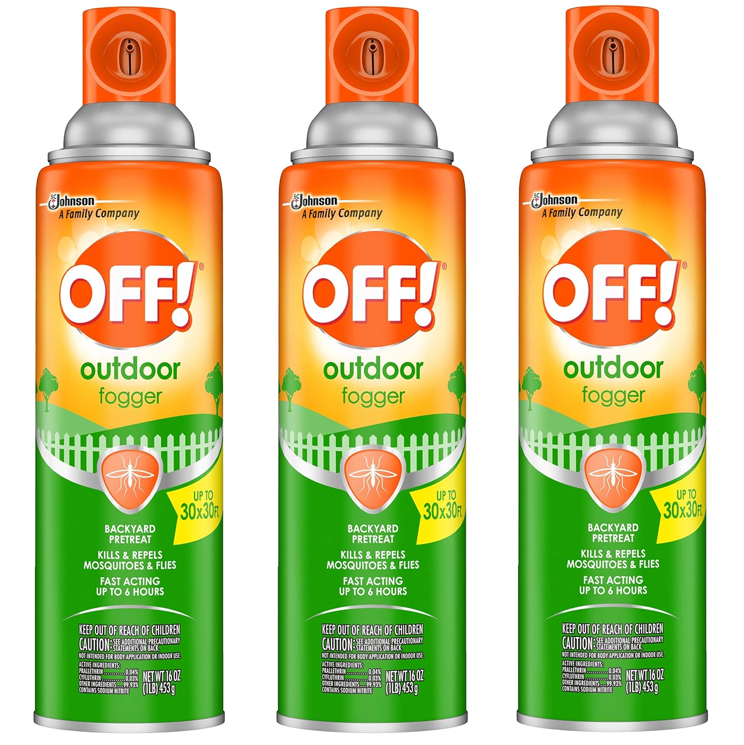 Amazon.com : OFF! Outdoor Fogger, 16 OZ (Pack - 3) : Patio, Lawn & Garden