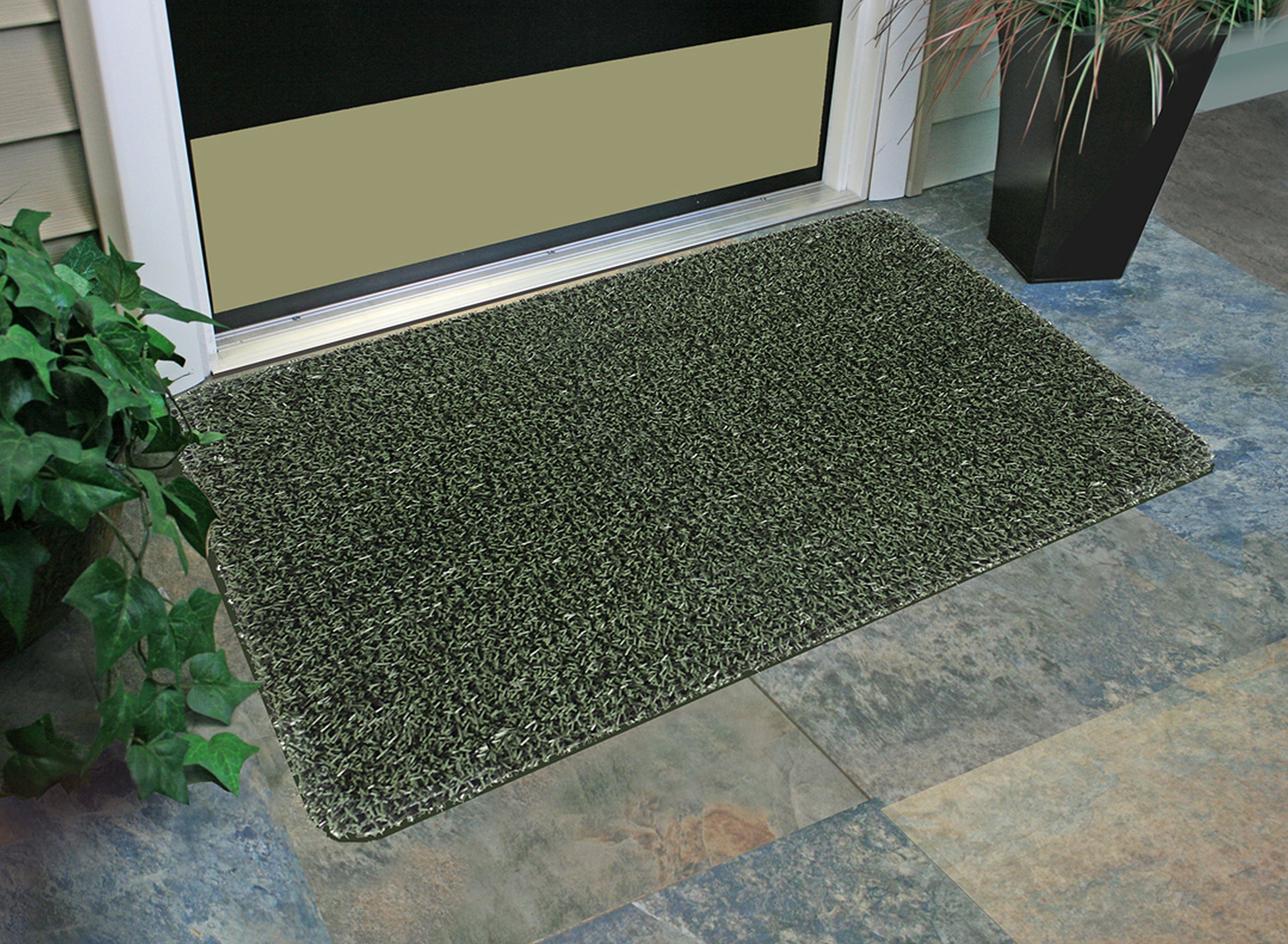 CLEAN MACHINE 10376912 Astroturf Dirt Trapper Doormat 23.5" x 35.5 ...