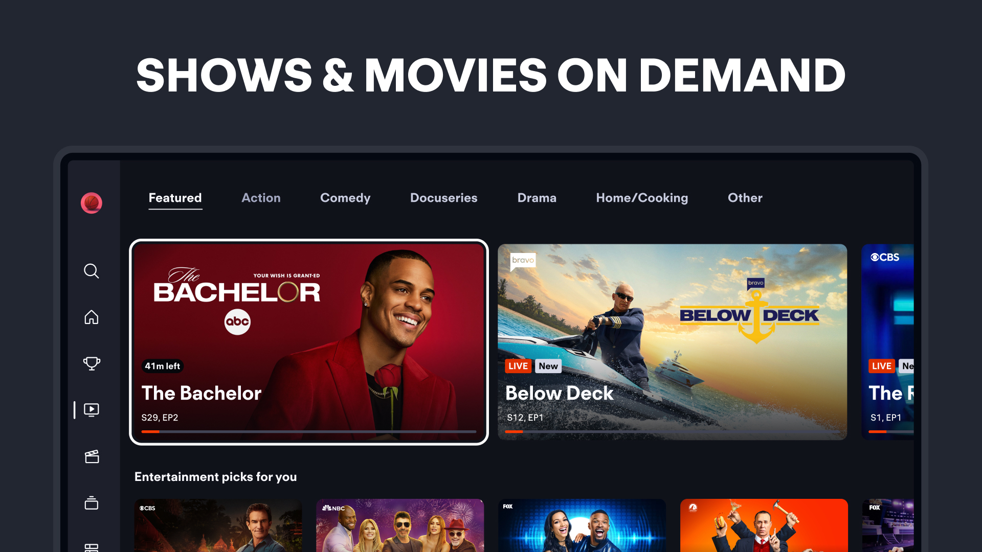 Fubo: Watch Live TV & Sports, Shows, Movies & News - App on Amazon Appstore