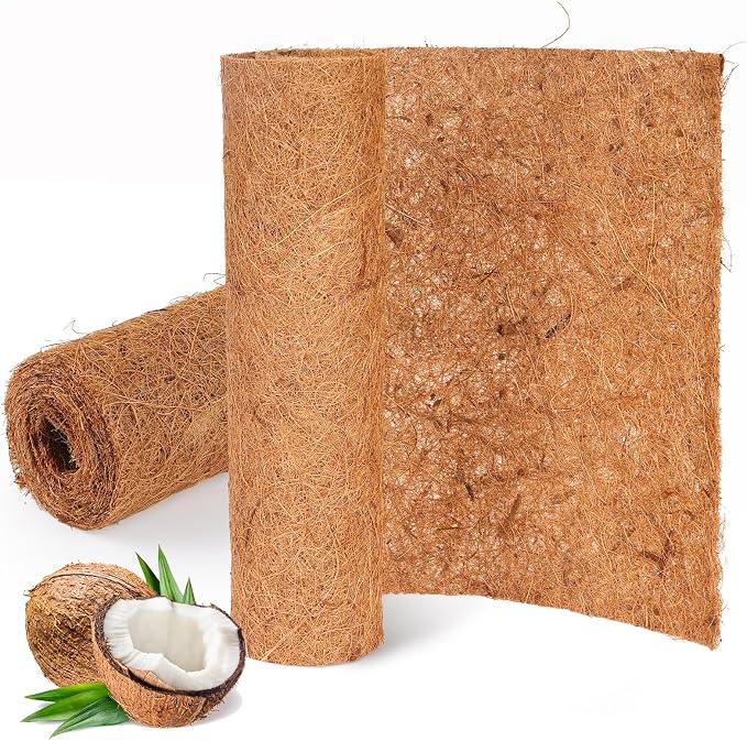 Amazon.com: Coconut Liners for Planters,16*120in Natural Coconut Fiber ...