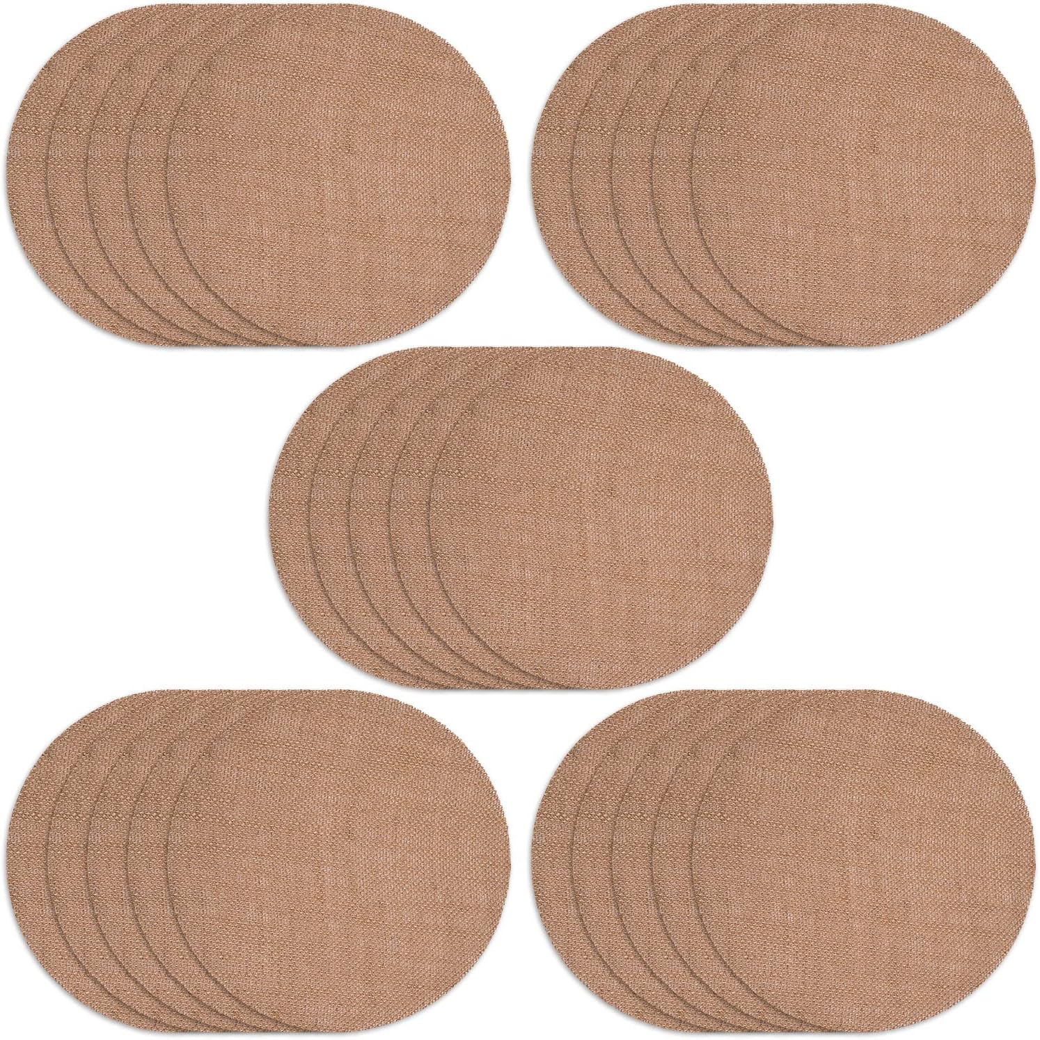Amazon.com: Burlap Round Placemats - 12" Diameter Burlap Circle Rustic ...
