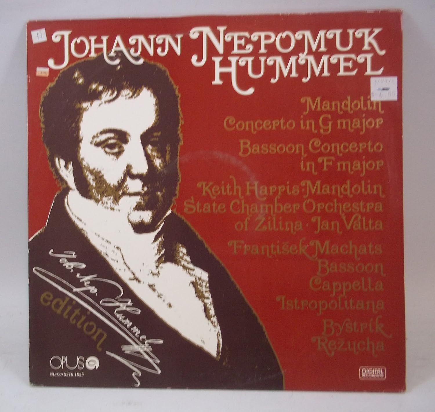 Amazon.com: Johann Nepomuk Hummel: CDs & Vinyl