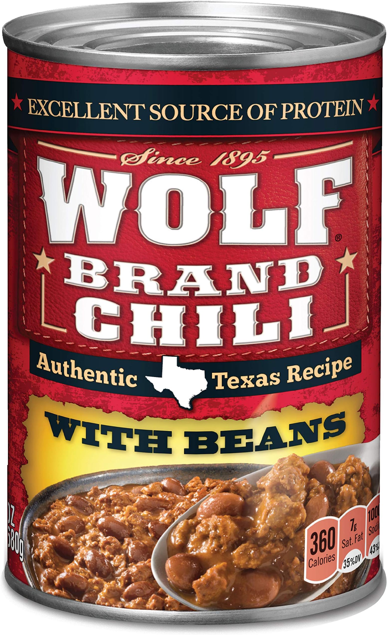 Amazon.com : Dennison's Chunky Chili Con Carne with Beans, Canned Chili ...