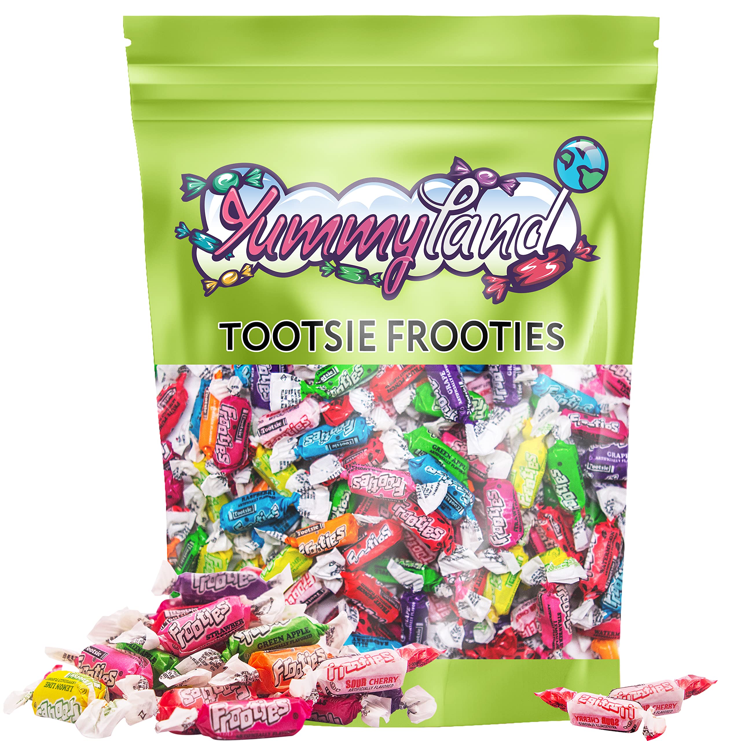 Tootsie Frooties Candy - Assorted Fruit Chews Variety Mix - 2 LB Bulk ...