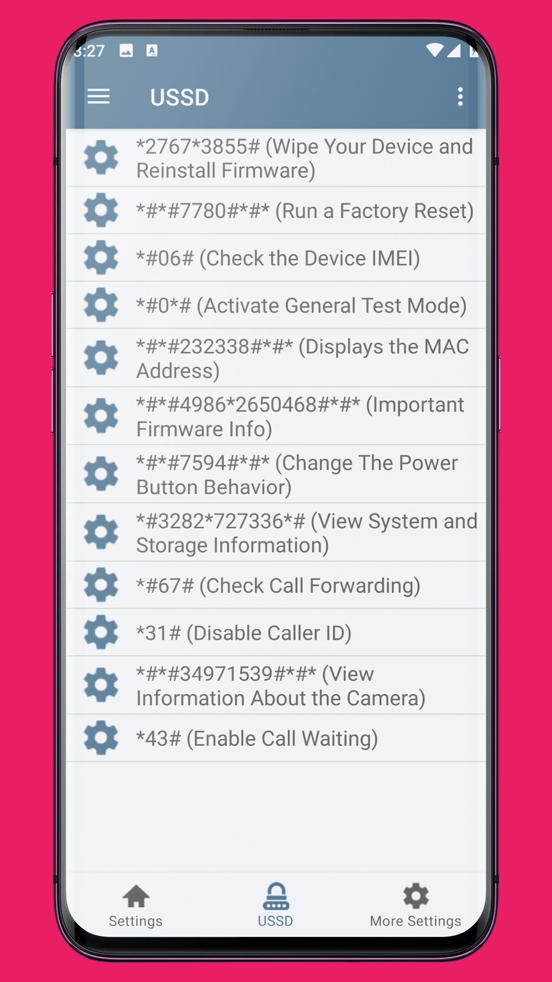 Android Hidden Settings-Amazonアプリストアのアプリ