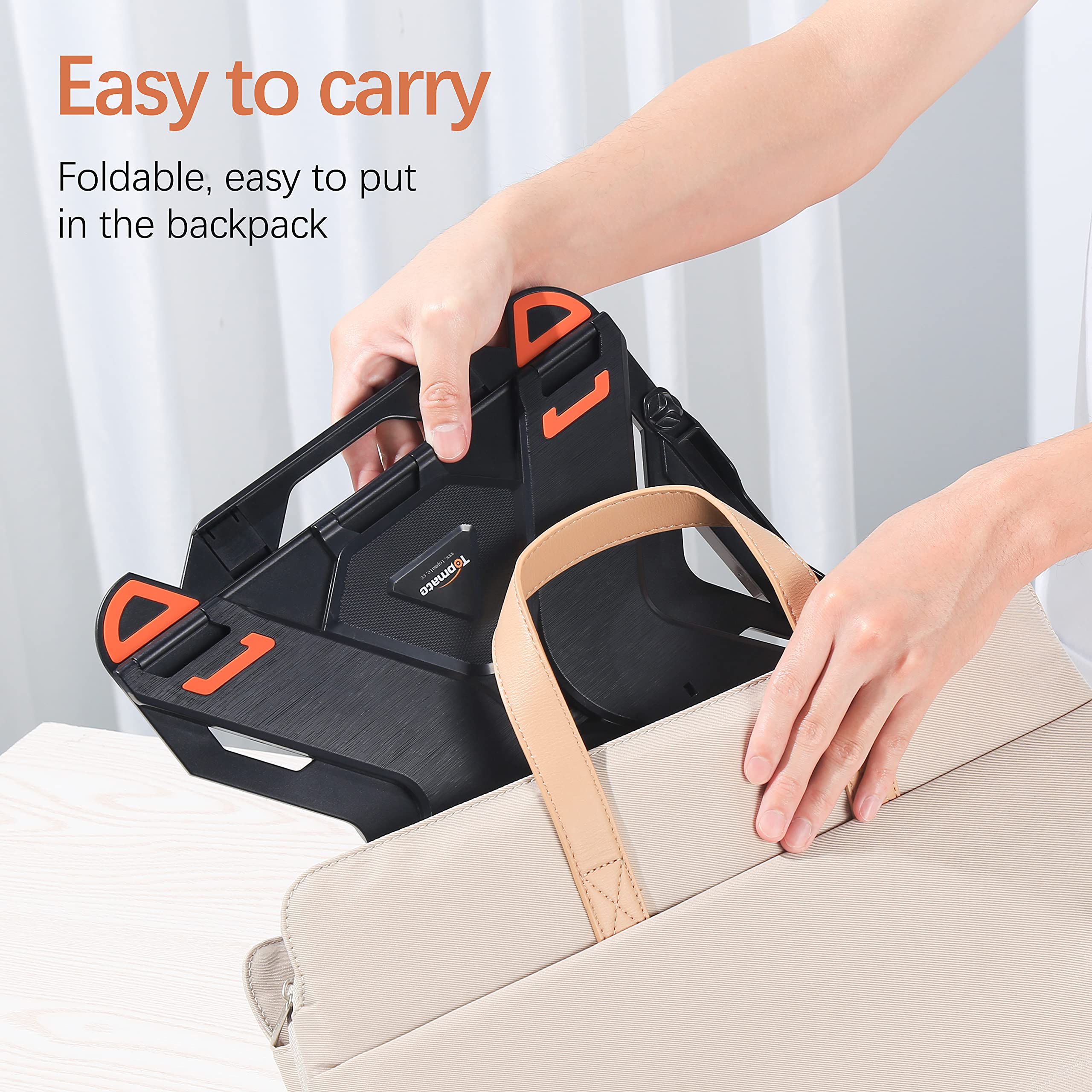 Laptop Stand for Desk Adjustable Height Angle Swivel Laptop Riser ...