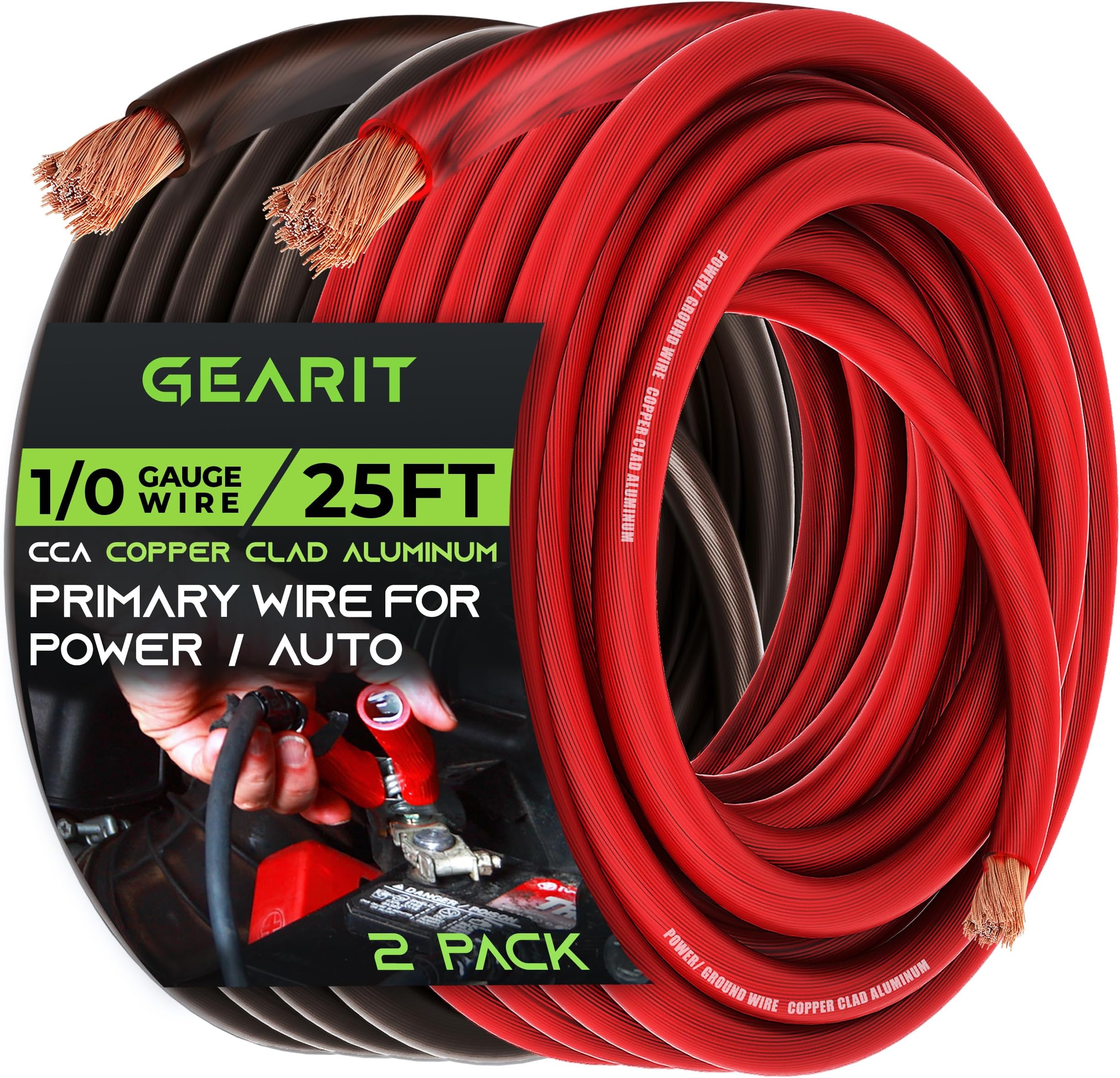 Amazon.com: 0 Gauge Amplfier Power Kit for Amp Install Wiring Complete ...