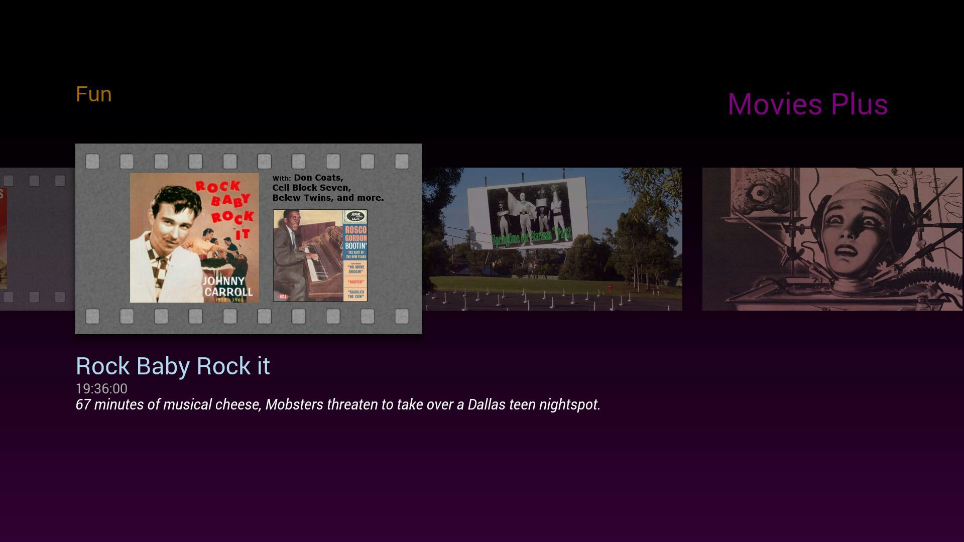 Aplicación Movies Plus en Amazon Appstore